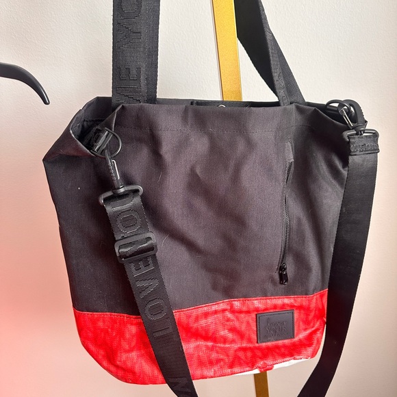 Love Your Melon | Bags | Love Your Melon Black And Red Crossbody Bag ...